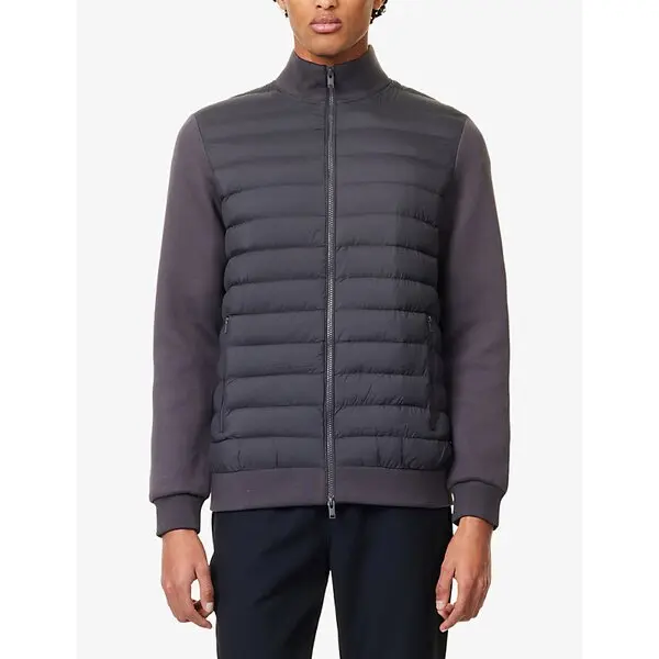 ARNE Hybrid Tech Quilted Woven Jacket