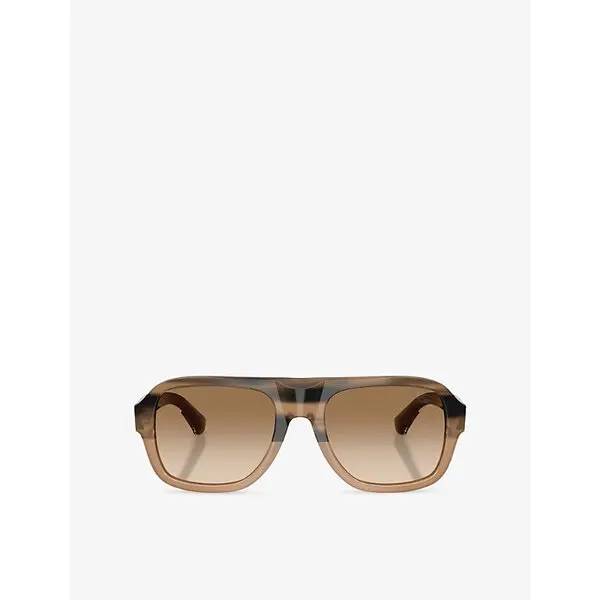 Burberry Aviator Sunglasses - Cream