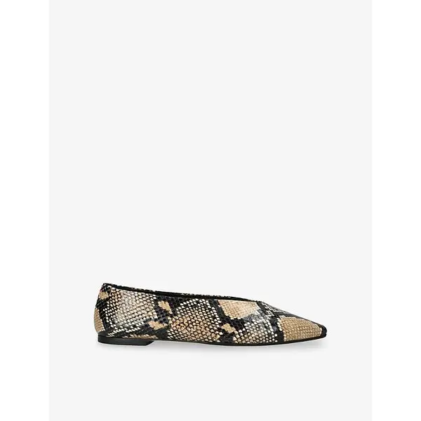 AeydĒ Betty Leather Ballet Flats