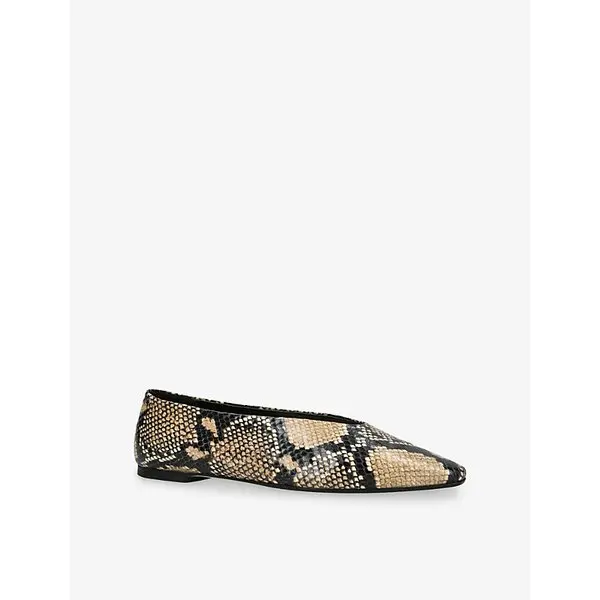 AeydĒ Betty Leather Ballet Flats