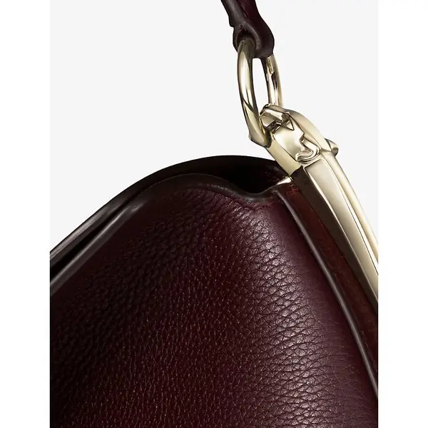 Cartier Panthère Double De Medium Leather Hobo Bag - Grape