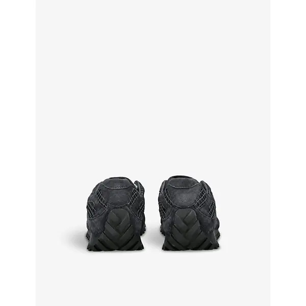 Bottega Veneta Orbit Suede And Mesh Low-top Sneakers
