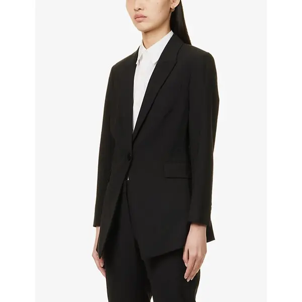 Theory Etiennette Single-breasted Wool-blend Jacket