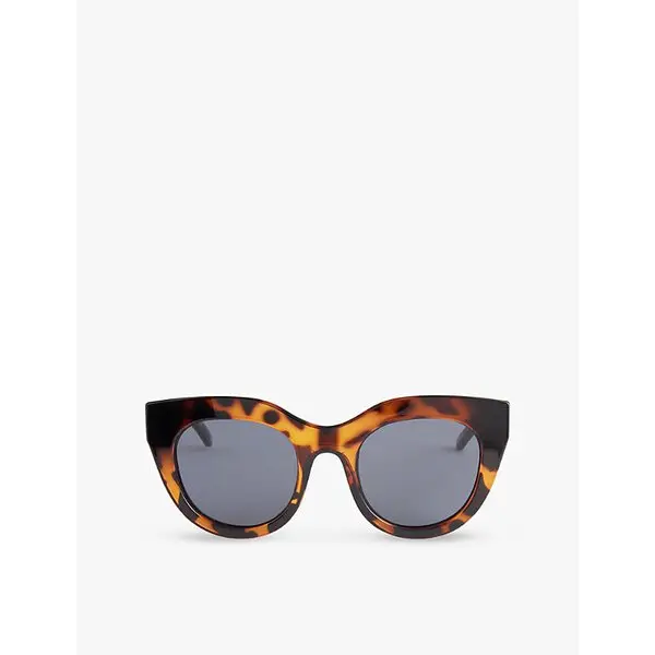 Le Specs Air Heart Cat Eye-frame Sunglasses - Tort