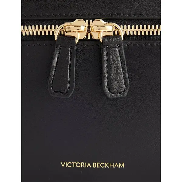 Victoria Beckham Vanity Crossbody Leather Bag - Black