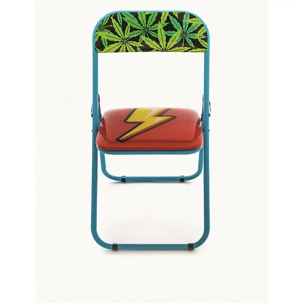 SELETTI Blow Metal And Pvc Folding Chair 46cm - None