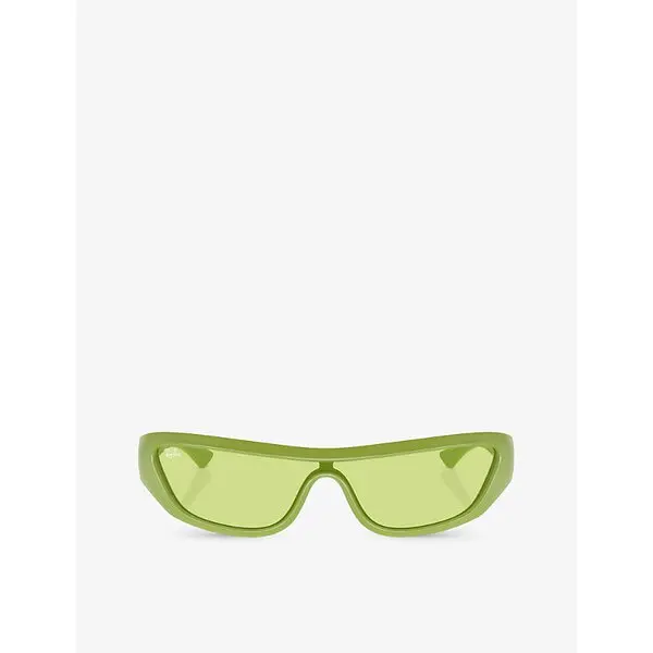 Ray-ban Irregular Frame Sunglasses - Green