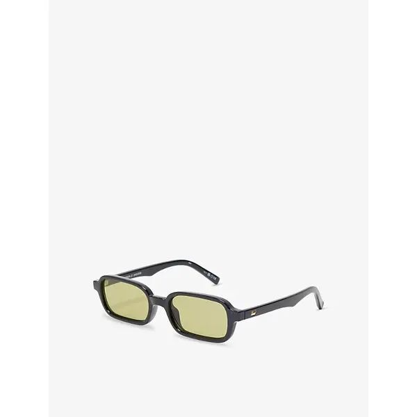 Le Specs Pilferer Ecozen Rectangular Sunglasses - Black