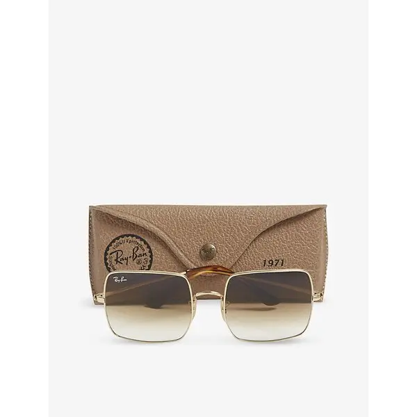 Ray-ban Square-frame Sunglasses - Gold