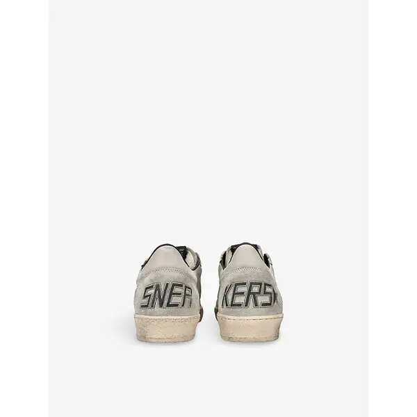 GOLDEN GOOSE Ball Star Suede Trainers - Grey/light