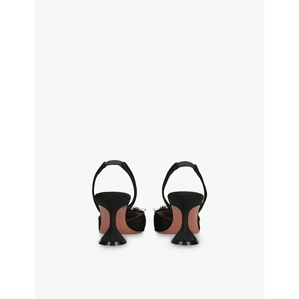 Amina Muaddi Begum Sling 70 Heeled Mesh Sandals