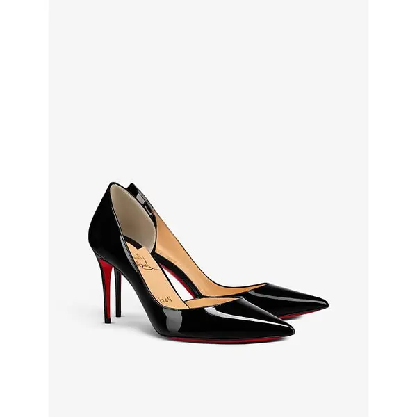 CHRISTIAN LOUBOUTIN Iriza 85 Patent-leather Courts