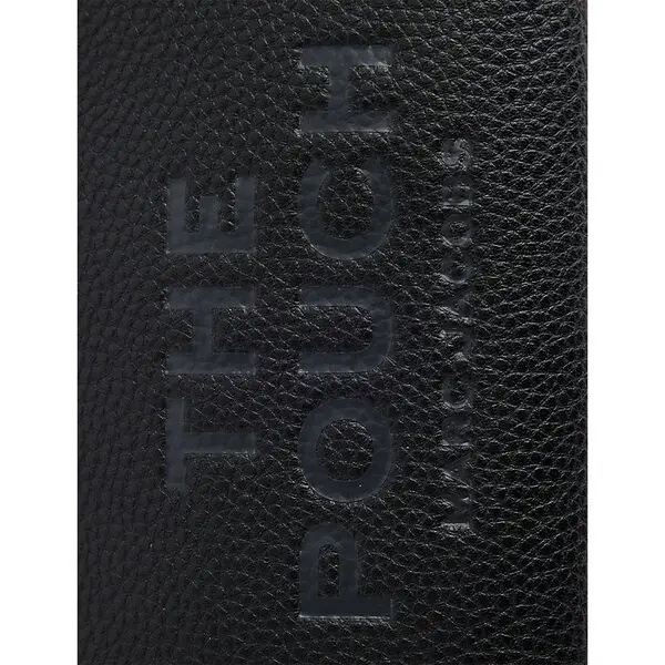 Marc Jacobs Brand-debossed Leather Pouch - Black