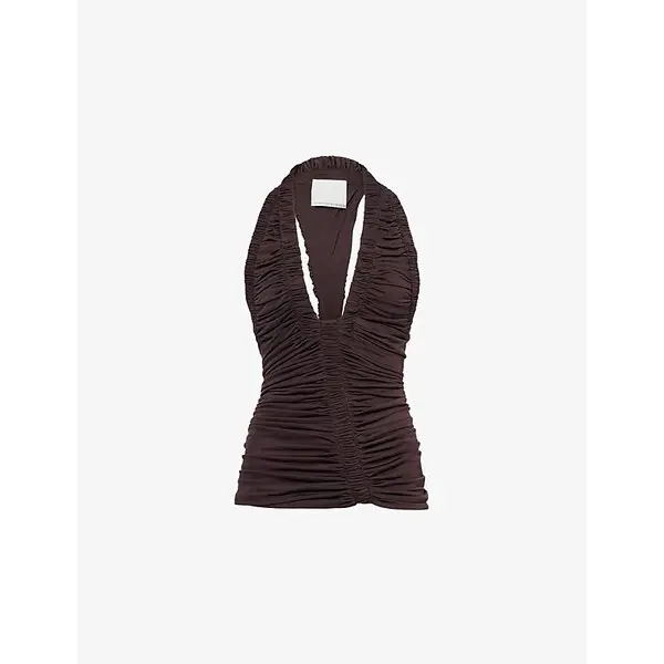 Christopher Esber Orion Draped Woven Top