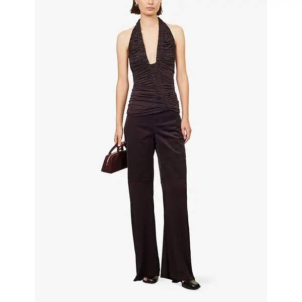 Christopher Esber Orion Draped Woven Top