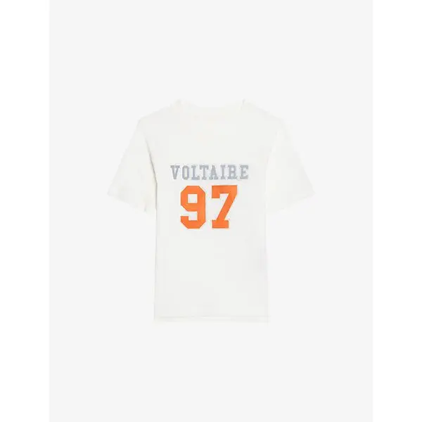 Zadig&Voltaire Rhinestone-embellished Cotton-jersey T-shirt - Judo