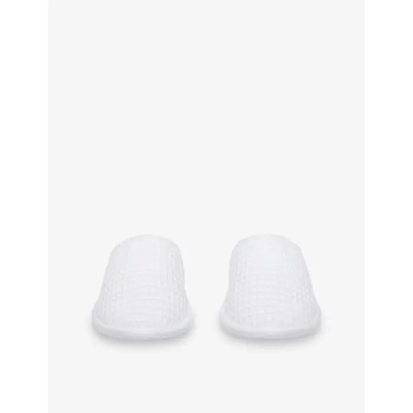 THE WHITE COMPANY Waffle Cotton-blend Slippers
