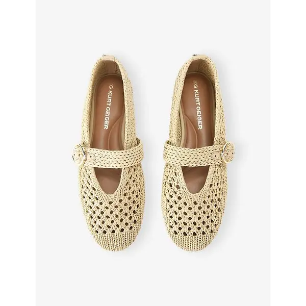 Kurt Geiger Woven Ballet Flats
