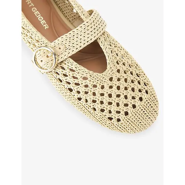 Kurt Geiger Woven Ballet Flats