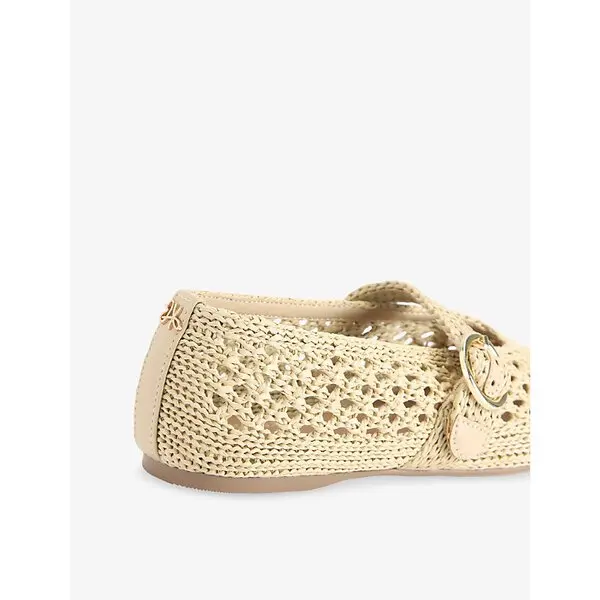 Kurt Geiger Woven Ballet Flats