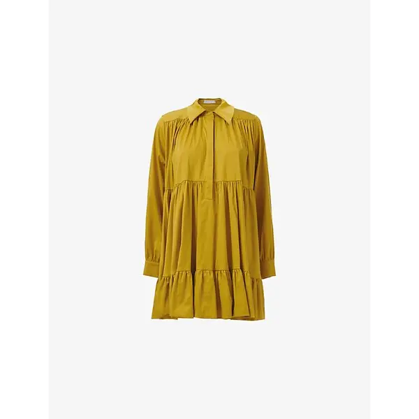 LEEM Long-sleeve A-line Tunic Top