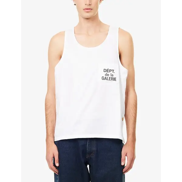 GALLERY DEPT. Sleeveless Cotton-poplin Top