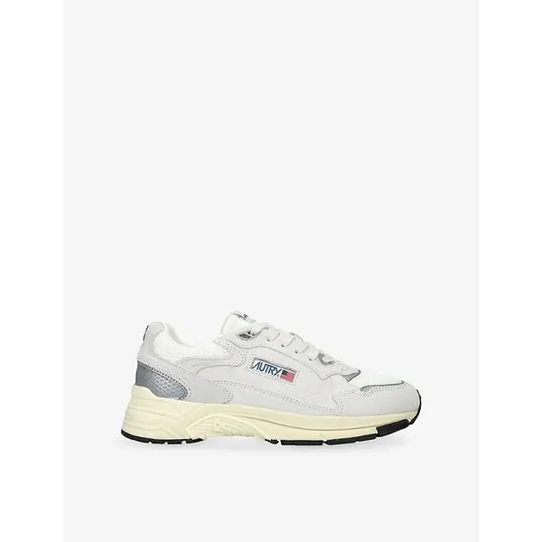 AUTRY Hyperway Suede And Mesh Trainers - White/oth