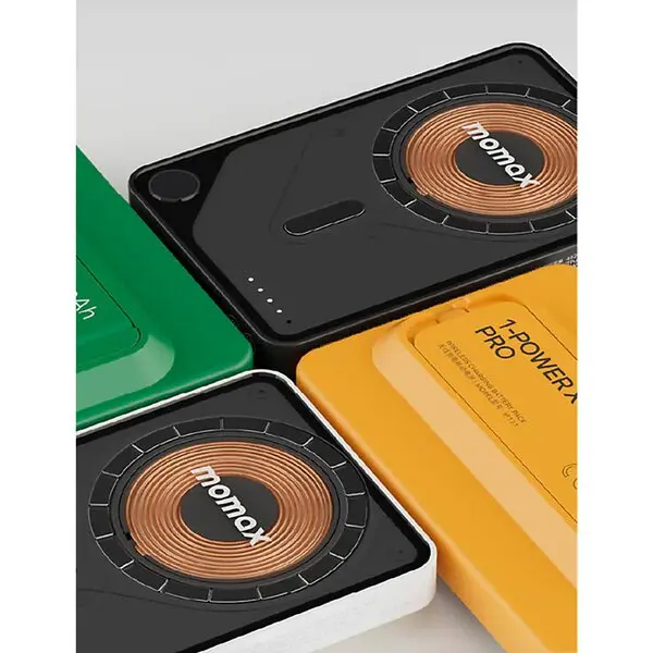 THE TECH BAR Momax Portable Magnetic Battery Pack With Usb-c Cable - Yellow
