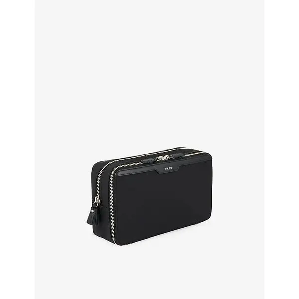 ANYA HINDMARCH Woven 'wash' Pouch - Black