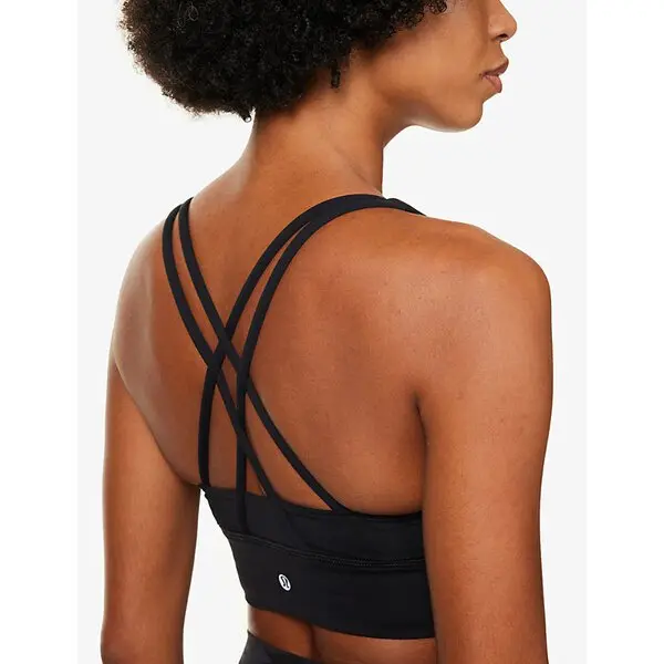 Lululemon Energy Cross-over Back Stretch-jersey Bra