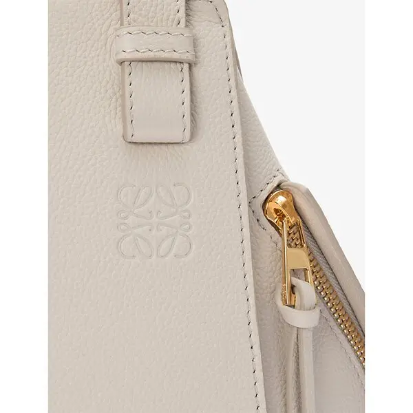 Loewe Hammock Compact Top-handle Bag - Light Ghost