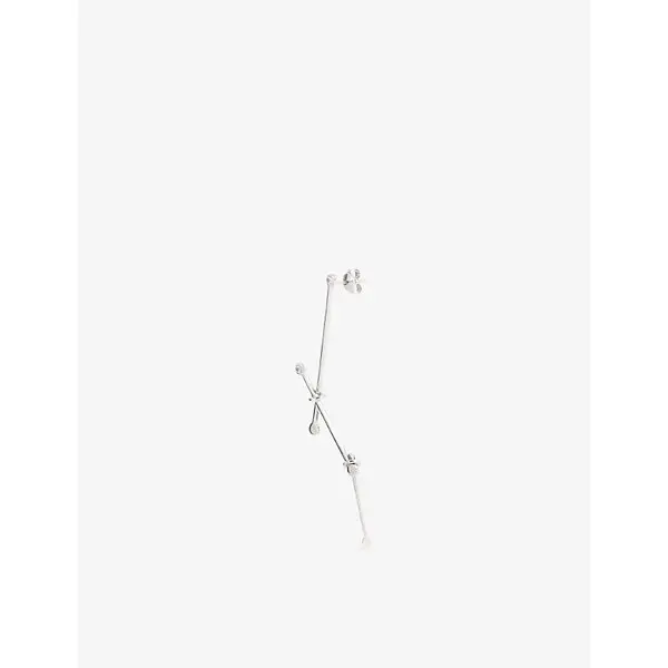 LA MAISON COUTURE Myriam Soseilos Kizuna Sterling Drop Earrings - Silver