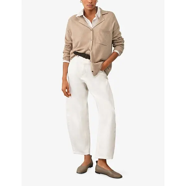 THE WHITE COMPANY Wool And Cashmere-blend Shirt