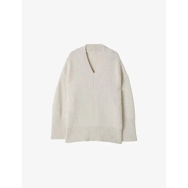 JOSEPH Ribbed Cashmere-blend Jumper