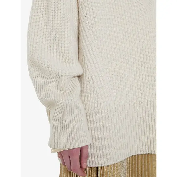 JOSEPH Ribbed Cashmere-blend Jumper