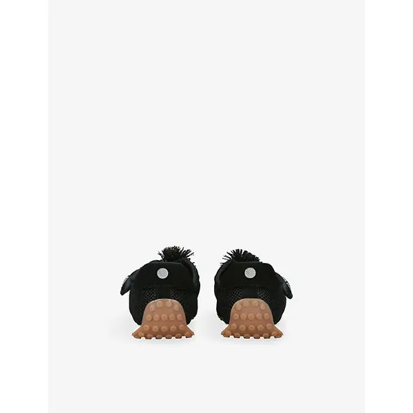 Steve Madden Coheart Faux-leather Trainers With Pom Detail