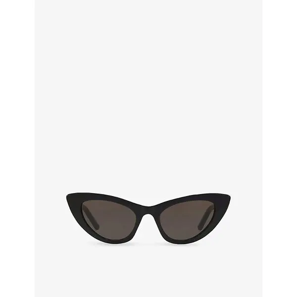 Saint Laurent Acetate Cat-eye Sunglasses - Black