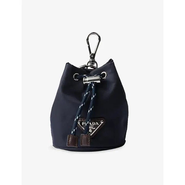 Prada Speedrock Re-nylon Bag Charm - Blue