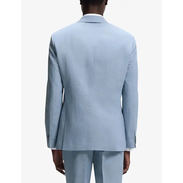 Hugo Slim-fit Single-breasted Wool-blend Suit