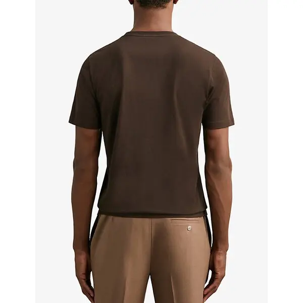 REISS Bless Short-sleeved Cotton-jersey T-shirt