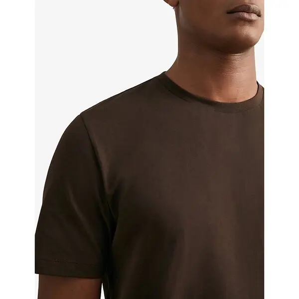 REISS Bless Short-sleeved Cotton-jersey T-shirt