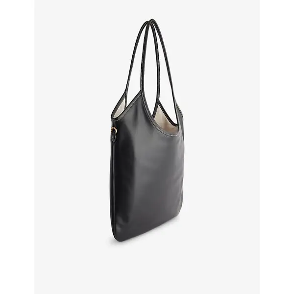 Miu Miu Ivy Soft Leather Shoulder Bag - Nero