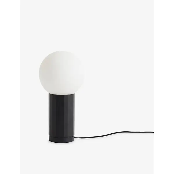 HAY Large-bulb Metal Table Lamp 30cm - Black