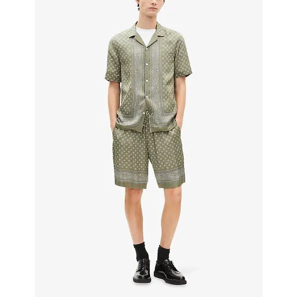 The Kooples Bandana-print Drawstring Waist Woven Shorts