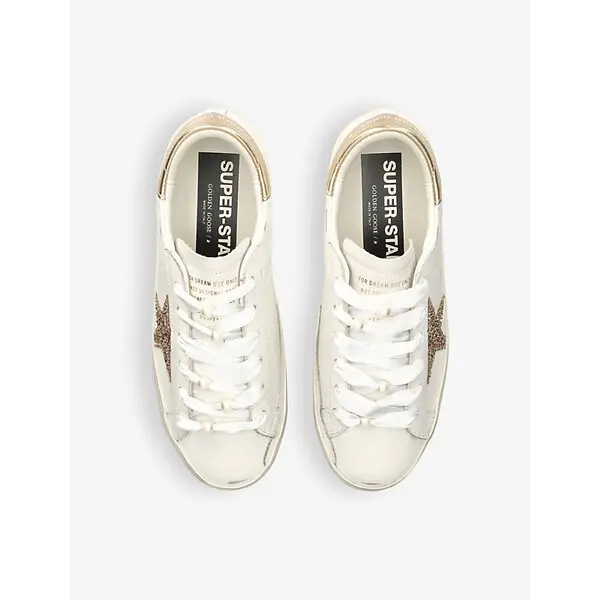 GOLDEN GOOSE Superstar Star-applique Low-top Leather Trainers