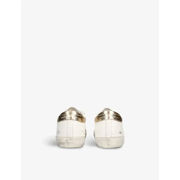 GOLDEN GOOSE Superstar Star-applique Low-top Leather Trainers