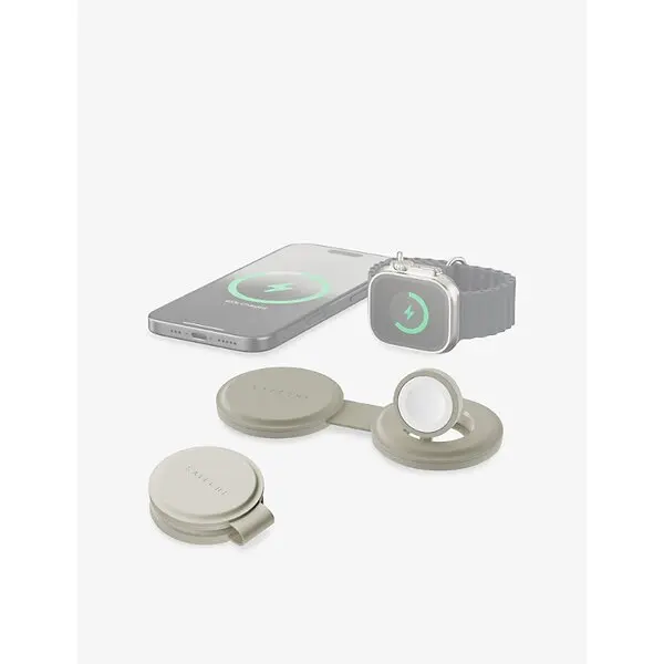 THE TECH BAR Satechi Onthego™ 2-in-1 Charger - Sand