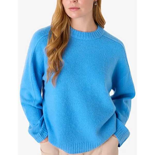 Whistles Round-neck Wool-blend Jumper