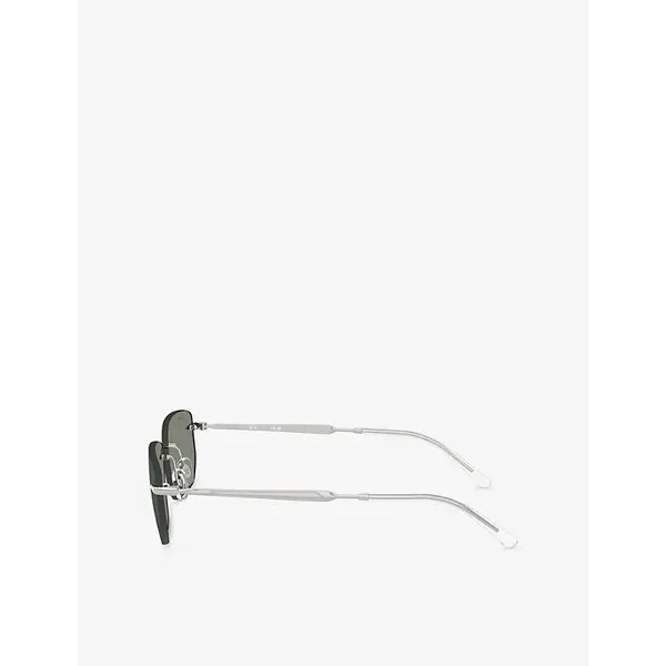 Ray-ban Irregular Metal Sunglasses - Silver