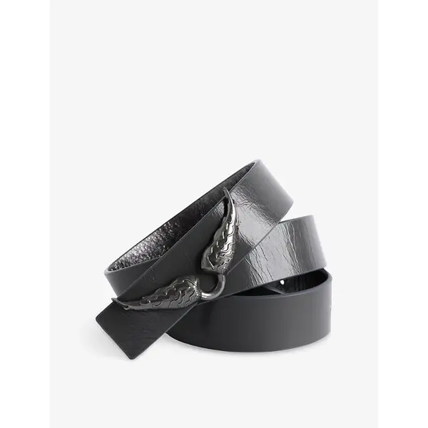 Zadig&Voltaire Rock Reversible Leather Belt - Road
